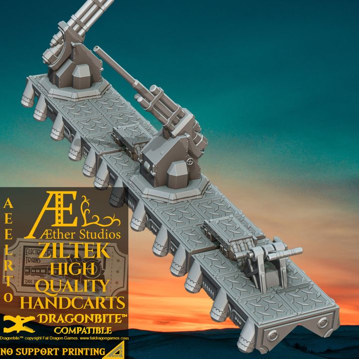 3D Printable AEELRT0 – Ziltek High Quality Hand Carts by Aether Studios