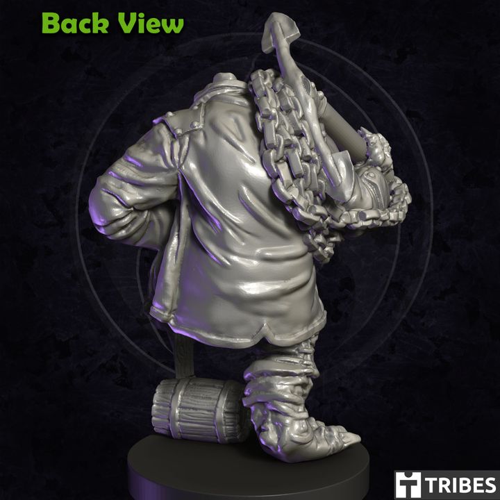 3D Printable WALRUS PIRATE CAPTAIN by Dark-Platypus Studio