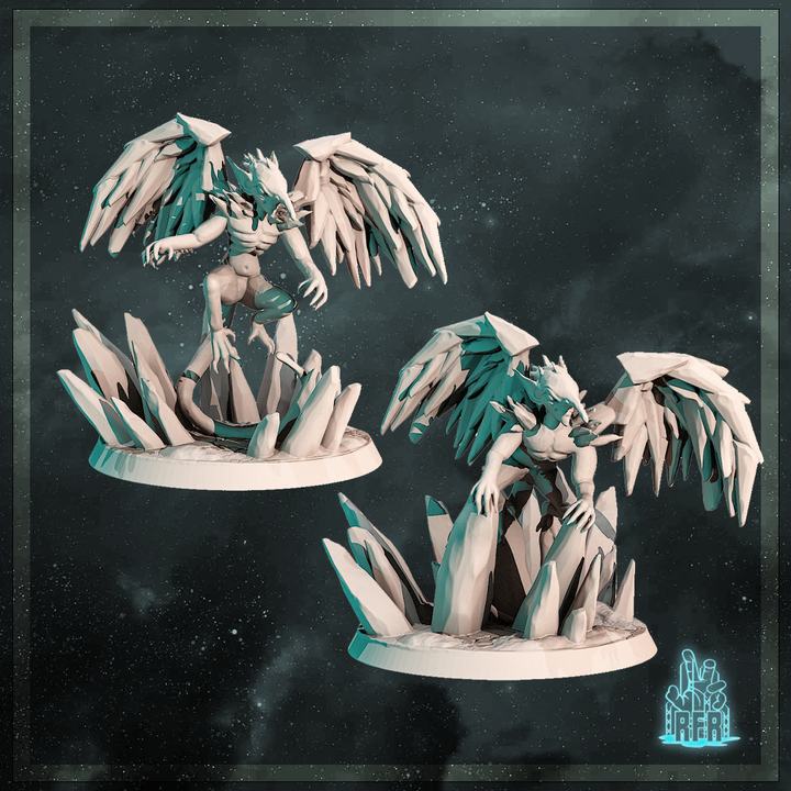 3D Printable Frostwind Seeker Bundle - Tabletop miniature (Pre-Supported) by RaisedfromResin