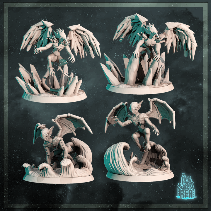 3D Printable Memphit bundle - Tabletop miniature (Pre-Supported) by RaisedfromResin