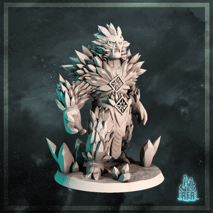 3D Printable Glacial Keeper - Tabletop miniature (Pre-Supported) by ...