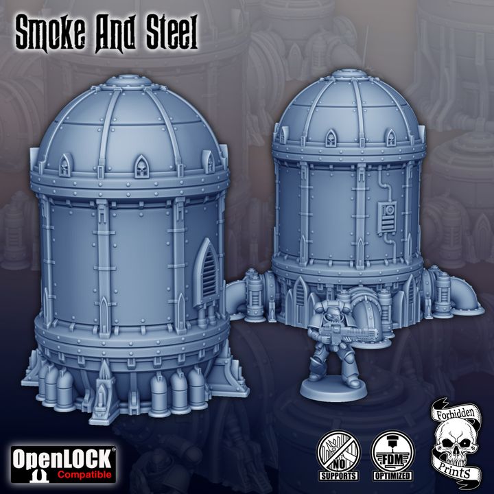 3D Printable Smoke and Steel - Pipe Set Accessories by Forbidden Prints