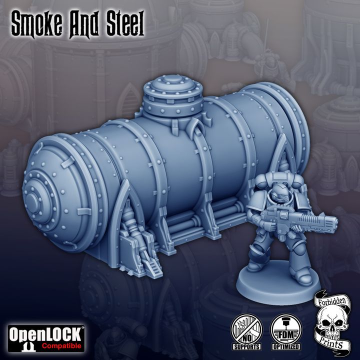 3D Printable Smoke and Steel - Pipe Set Accessories by Forbidden Prints