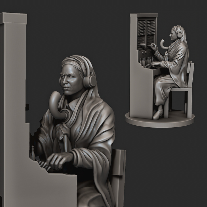 3D Printable Operator by Vanquish the Darkness