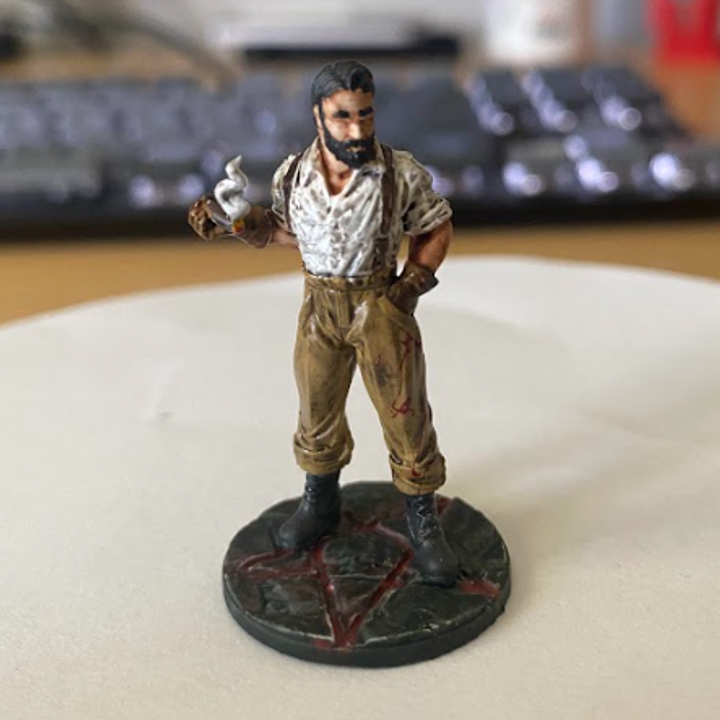 3D Print of Male Cthulhu Investigator 01 by grzegorzbanda