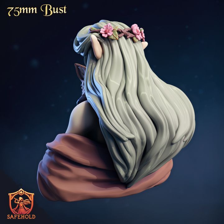 3D Printable The Elf & The Deer - Bust by Safehold