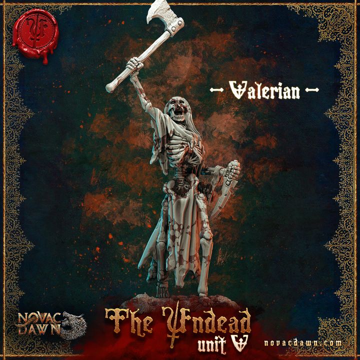 3D Printable The Undead - Unit V - Valerian by Novac Dawn