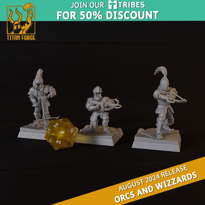 3D Printable Titan Forge Miniatures - 2024 - August - Orcs and Wizzards ...