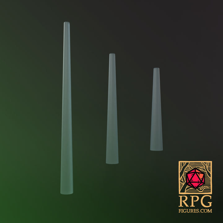 3D Printable Galactic Wars | Round Bases/Stands by RPG Figures