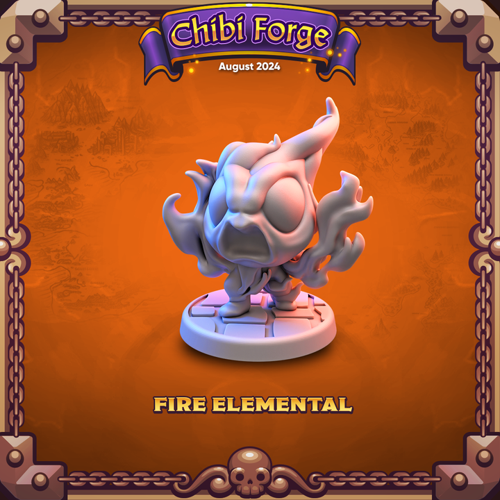 3D Printable Chibi Forge - Release 19 - August 2024 by Titan Forge Miniatures
