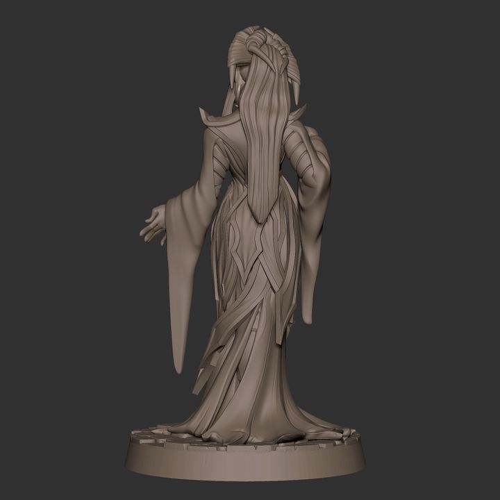 3D Printable Drow Matron by Bite the Bullet