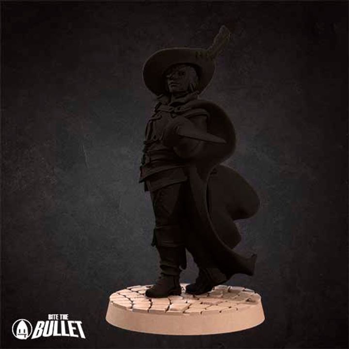 3D Printable Drow Mercenary by Bite the Bullet