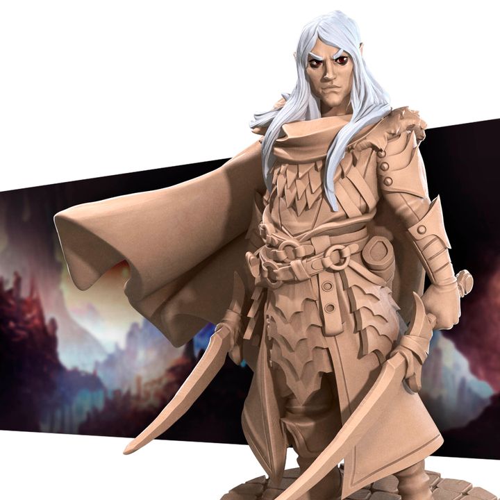 3D Printable Drow Ranger (+ Black Panther) by Bite the Bullet