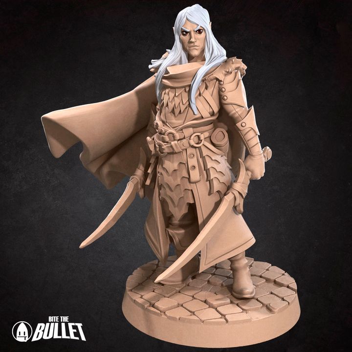 3D Printable Drow Ranger (+ Black Panther) by Bite the Bullet