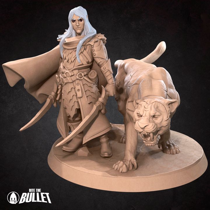 3D Printable Drow Ranger (+ Black Panther) by Bite the Bullet