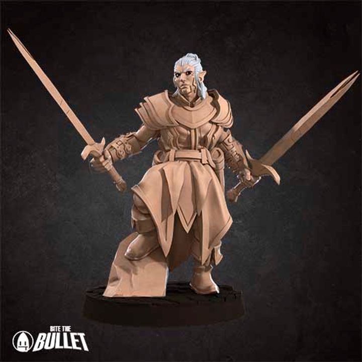 3D Printable Drow Weapon Master by Bite the Bullet