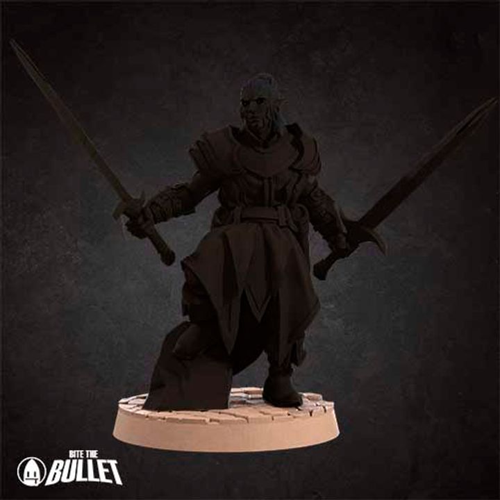 3D Printable Drow Weapon Master by Bite the Bullet