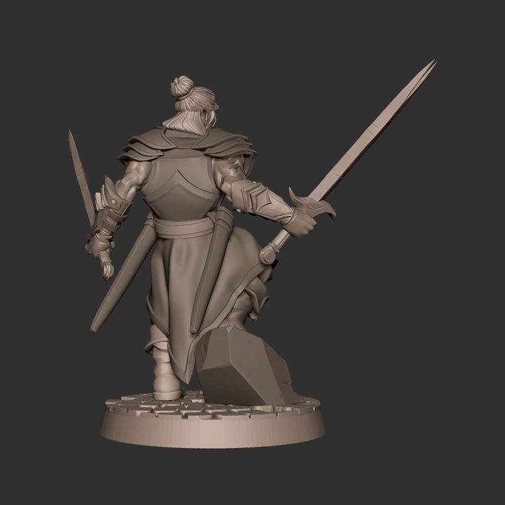 3D Printable Drow Weapon Master by Bite the Bullet