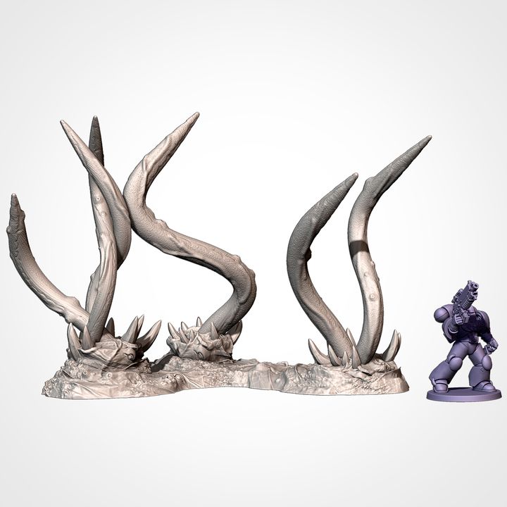 3D Printable HELLISH TERRAIN by Txarli Factory