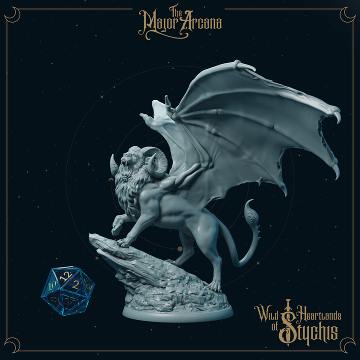 3D Printable Manticore by The Major Arcana