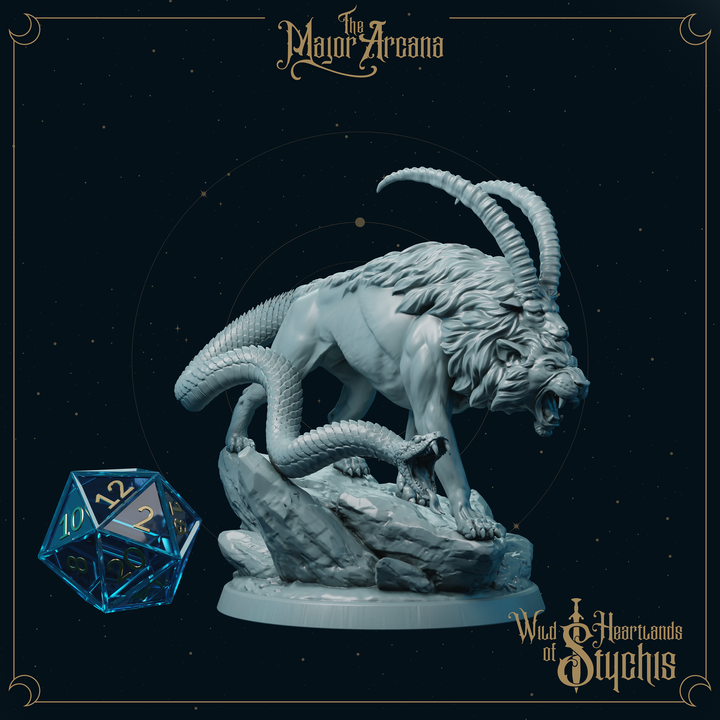 3D Printable Chimera by The Shattered Realms