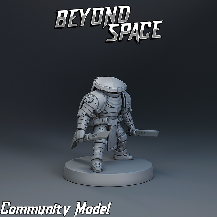 3D Printable Community Model - Araashi Swiftblade LO1 by Beyond Space