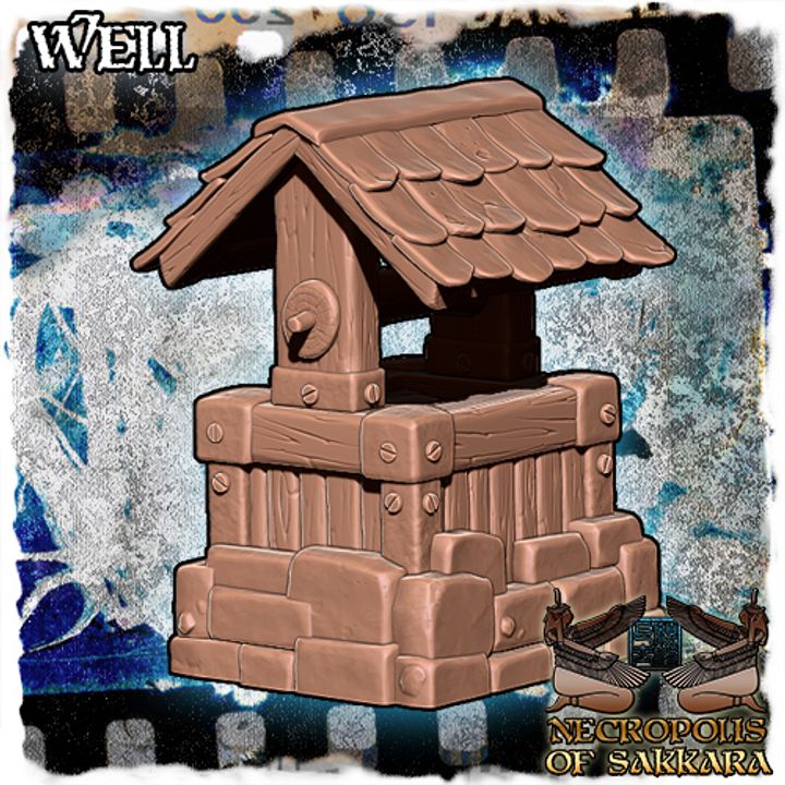 3D Printable Fantasy Well by Pharaoh's Workshop