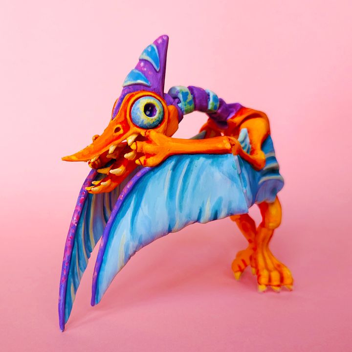 3D Printable Creepy Pterosaur by TwistyPrints