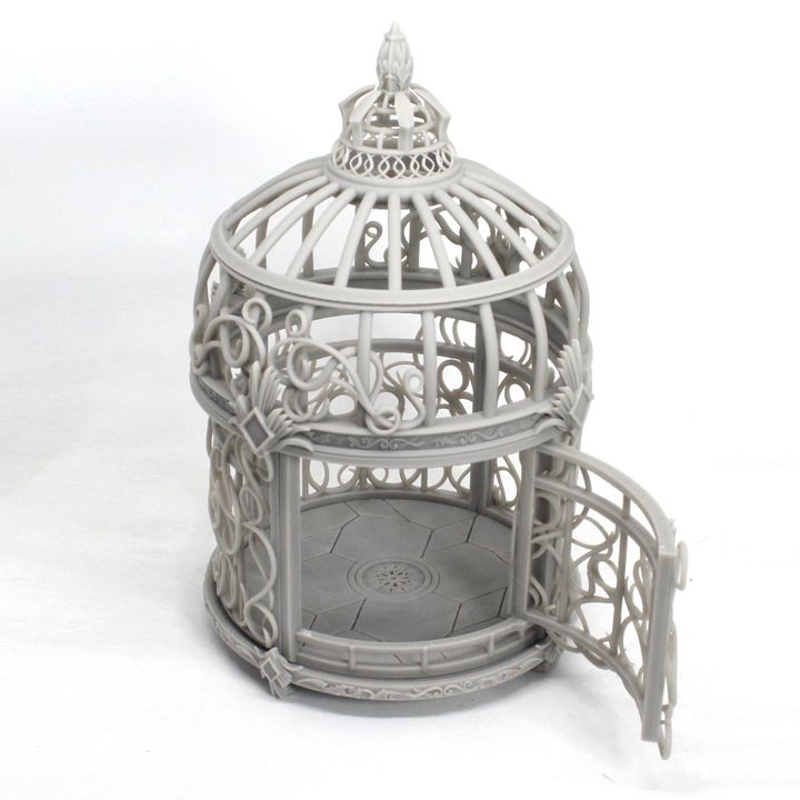 3D Printable Gilded Cage / Prison by The Forge of Many Things