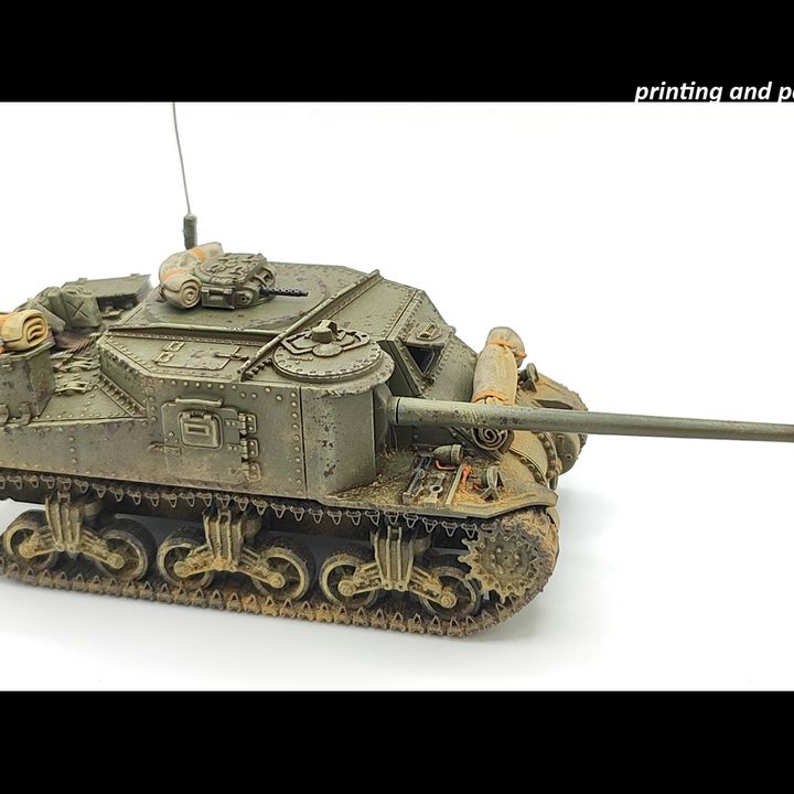 3D Printable M3 Lancer - experimental tank hunter by Counlane Models