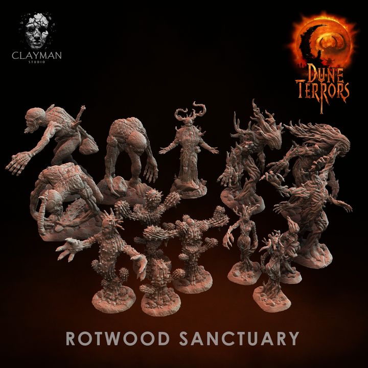 3D Printable Rotwood Sanctuary by Clayman Studio