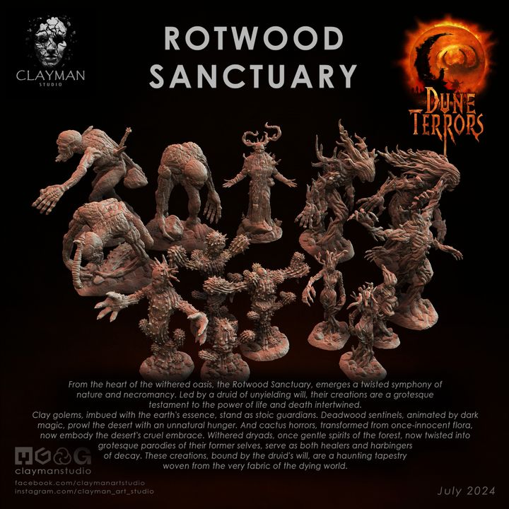 3D Printable Rotwood Sanctuary by Clayman Studio