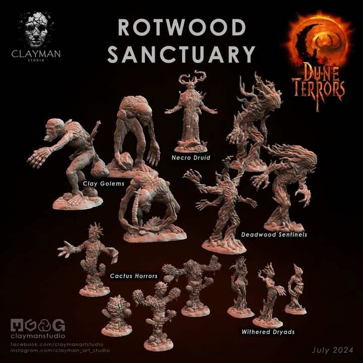 3D Printable Rotwood Sanctuary by Clayman Studio