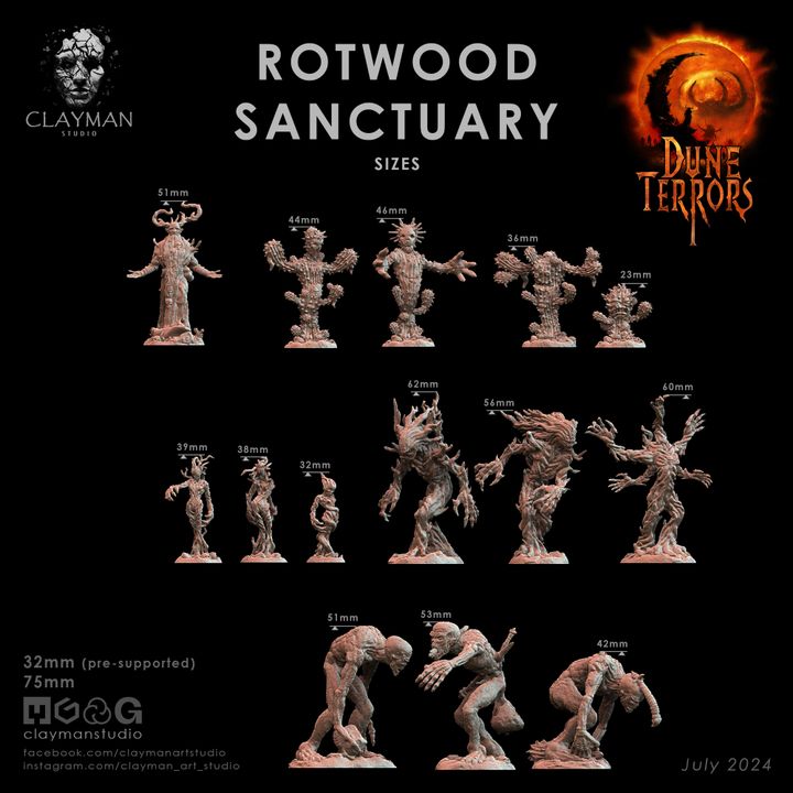 3D Printable Rotwood Sanctuary by Clayman Studio