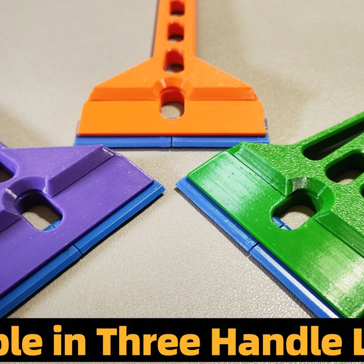 3D Printable Plastic Scraper 2 by MING