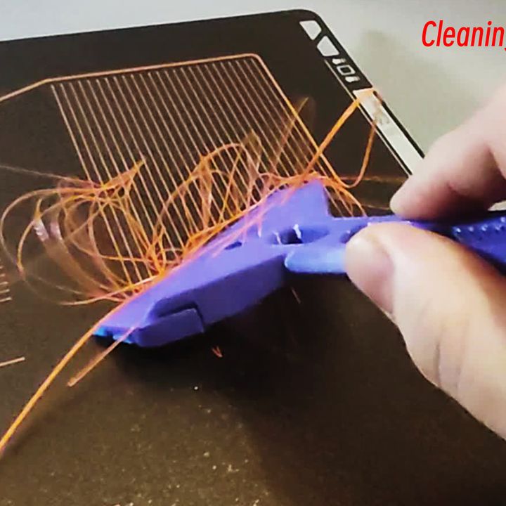 3D Printable Plastic Scraper 2 by MING
