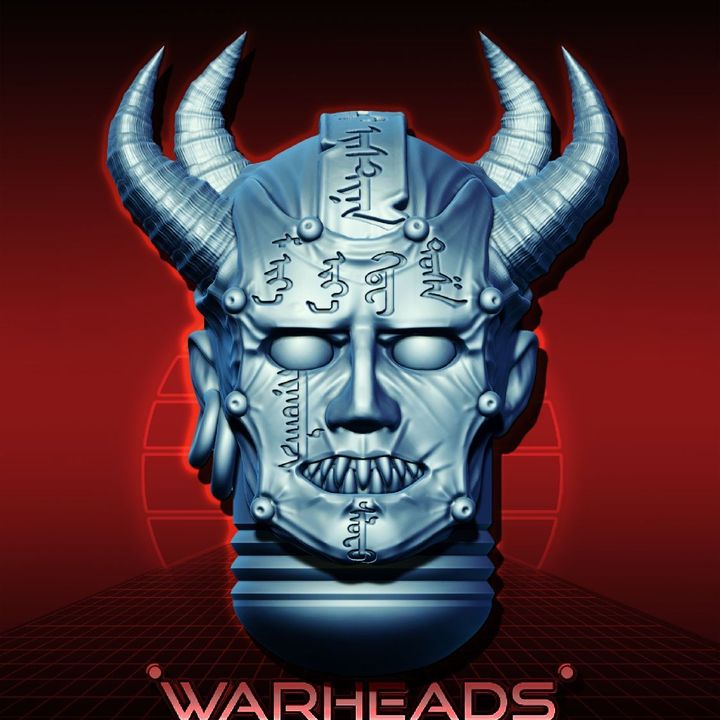 3D Printable Heralds of Hell Heads (12 heads) by Orfey
