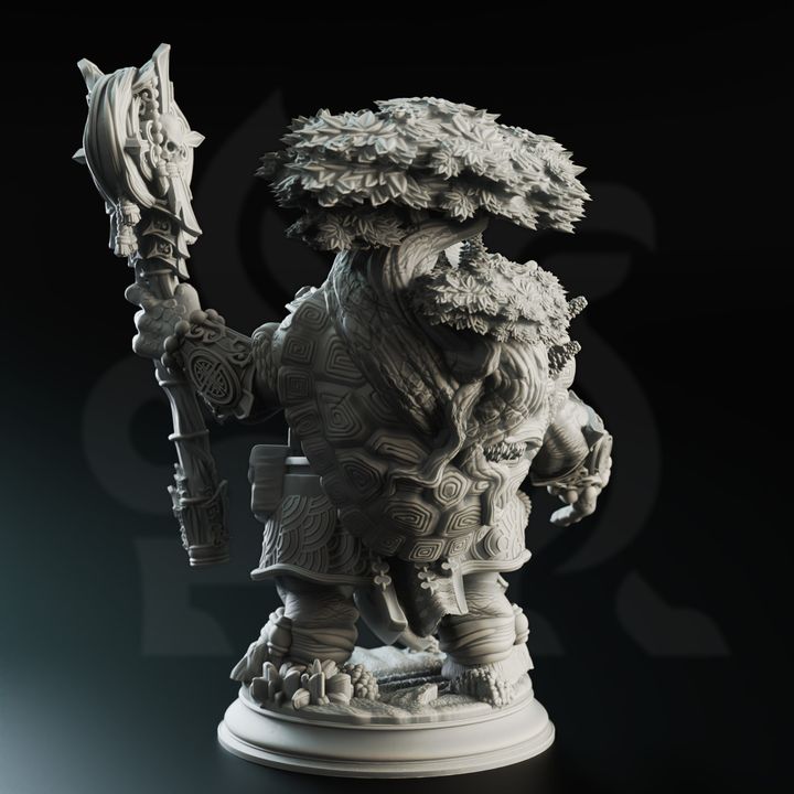 3D Printable Tortle Wiseman Wizard - Elki the Wanderer by DM Stash