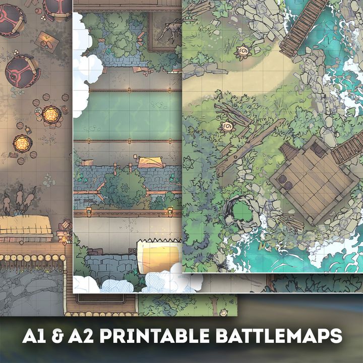 3D Printable War of the Elements (DM Stash August '24 Bundle) by DM Stash