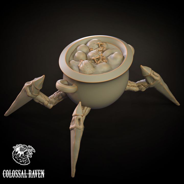 3D Printable Cauldron by ColossalRaven