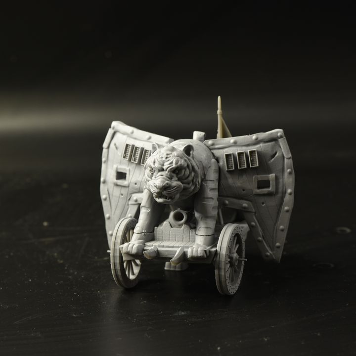 3D Printable Finch and Dragon - Cart of the Flying Tigers by Noir ...