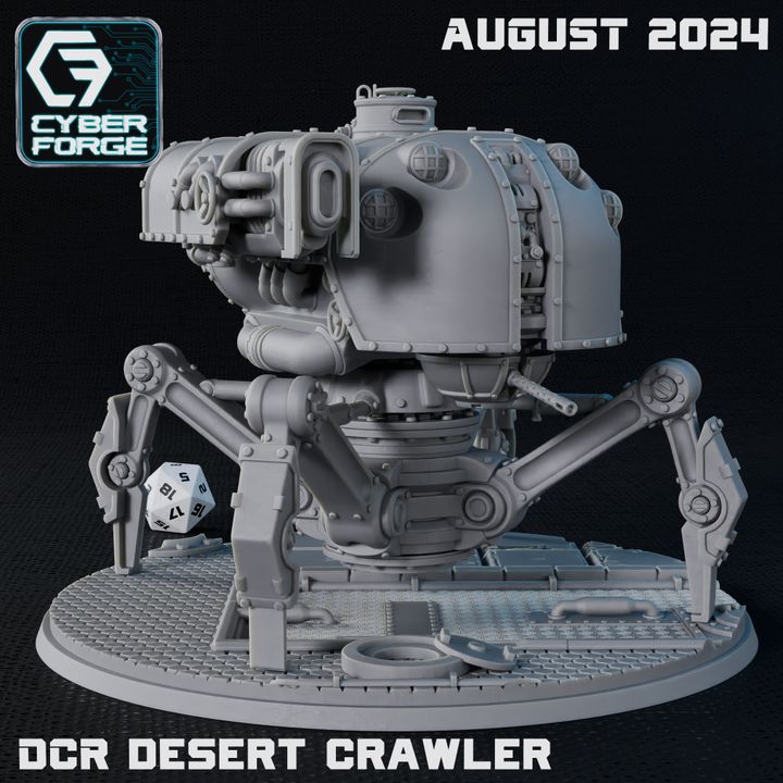 3D Printable Cyber Forge - August 2024 Release by Titan Forge Miniatures