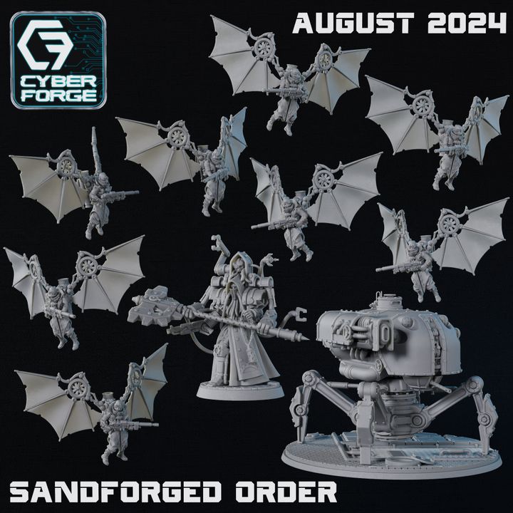 3D Printable Cyber Forge - August 2024 Release by Titan Forge Miniatures