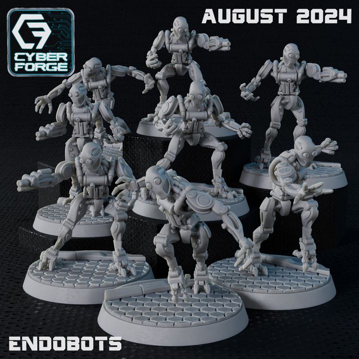 3D Printable Cyber Forge - August 2024 Release by Titan Forge Miniatures