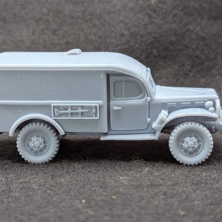 3D Printable Dodge WC-54 Ambulance (US, WW2) by Wargame3d