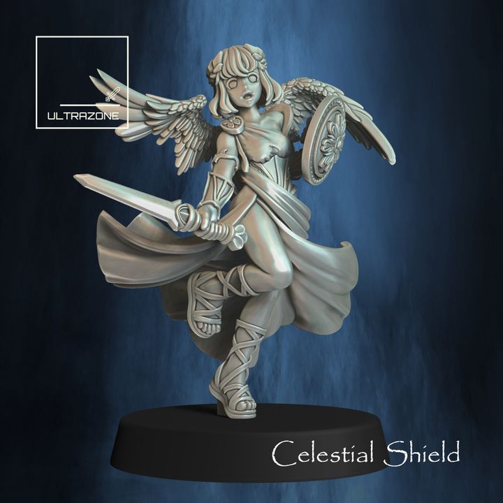 3D Printable Celestial Shield "Primula" by Amida