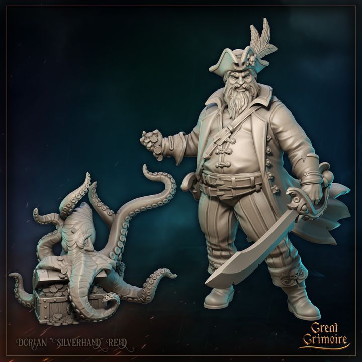 3D Printable Dorian "Silverhand" Reed by Great Grimoire