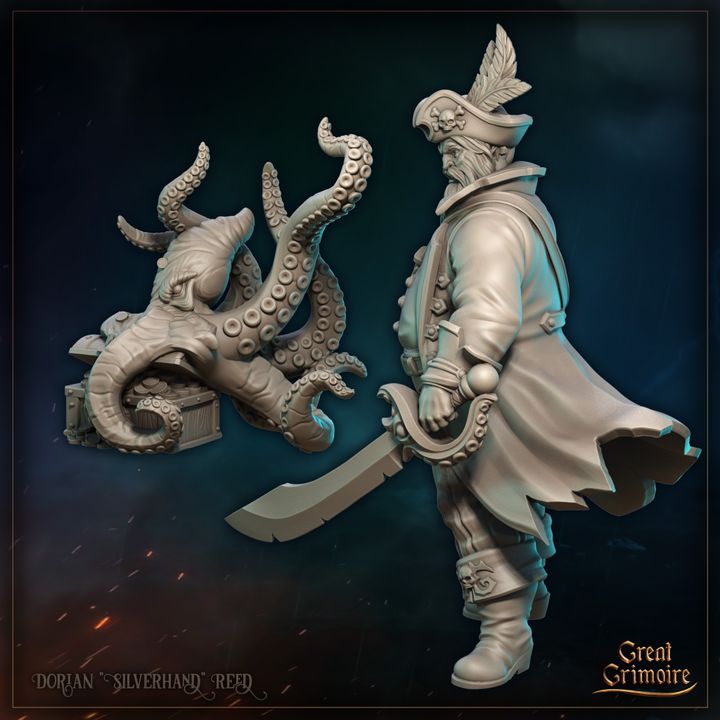 3D Printable Dorian "Silverhand" Reed by Great Grimoire