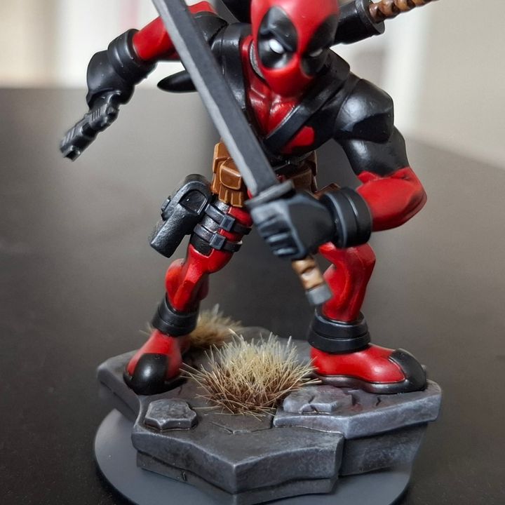 3D Print of Deadpool Infinity Freebie by cogsworth