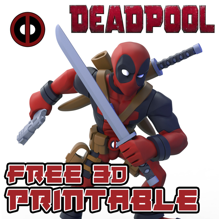 3D Printable Deadpool Infinity Freebie by Ronin Arts Workshop